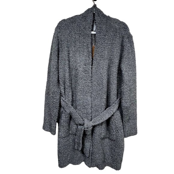SKIMS | Intimates & Sleepwear | Skims Cozy Knit Short Robe Smoke Sm ...
